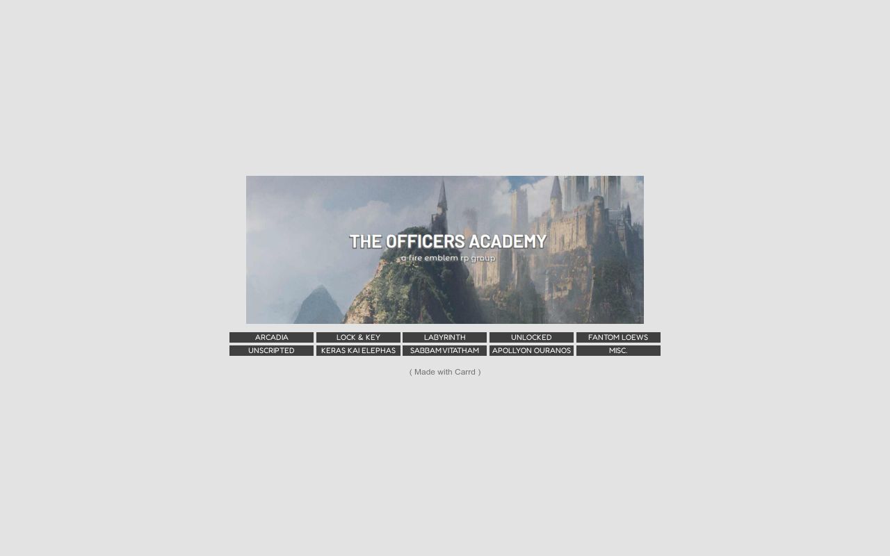 THE OFFICERS ACADEMY